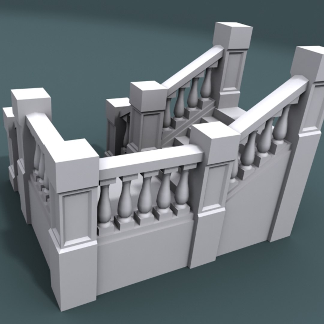 Step Staircase 3d Model