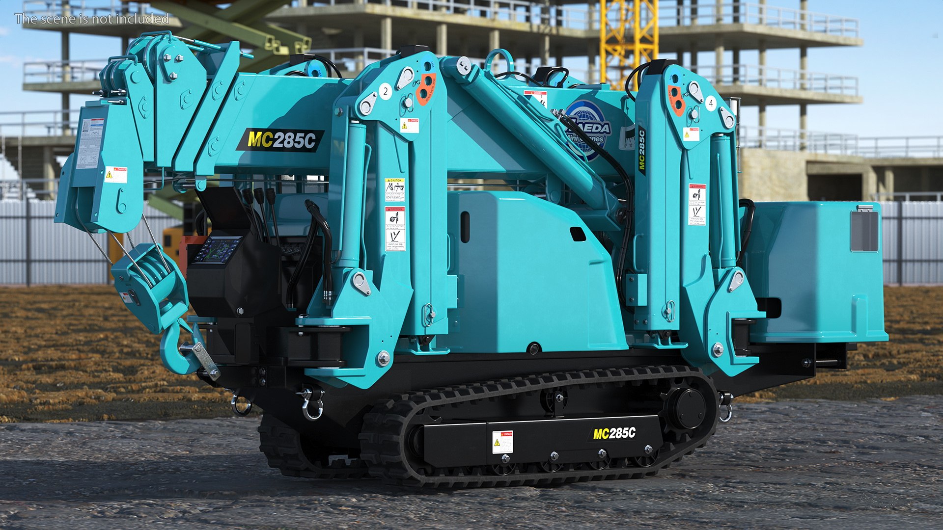 Maeda MC285C 3 Spider Mini Crane Folded 3D Model - TurboSquid 1835892