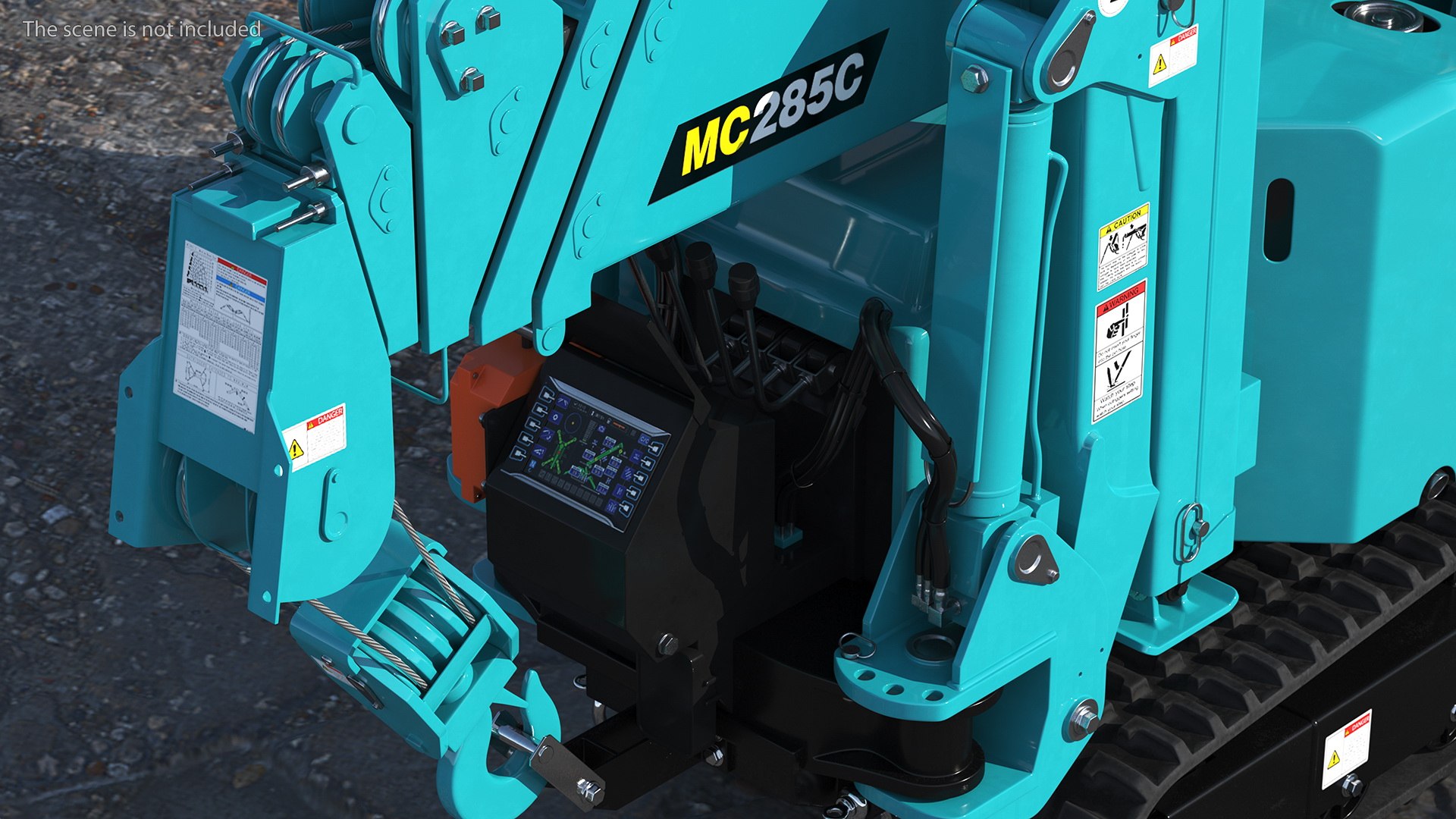 Maeda MC285C 3 Spider Mini Crane Folded 3D Model - TurboSquid 1835892