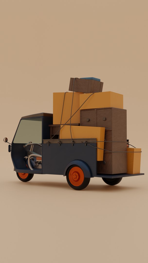 3D Rickshaw - TurboSquid 2196491