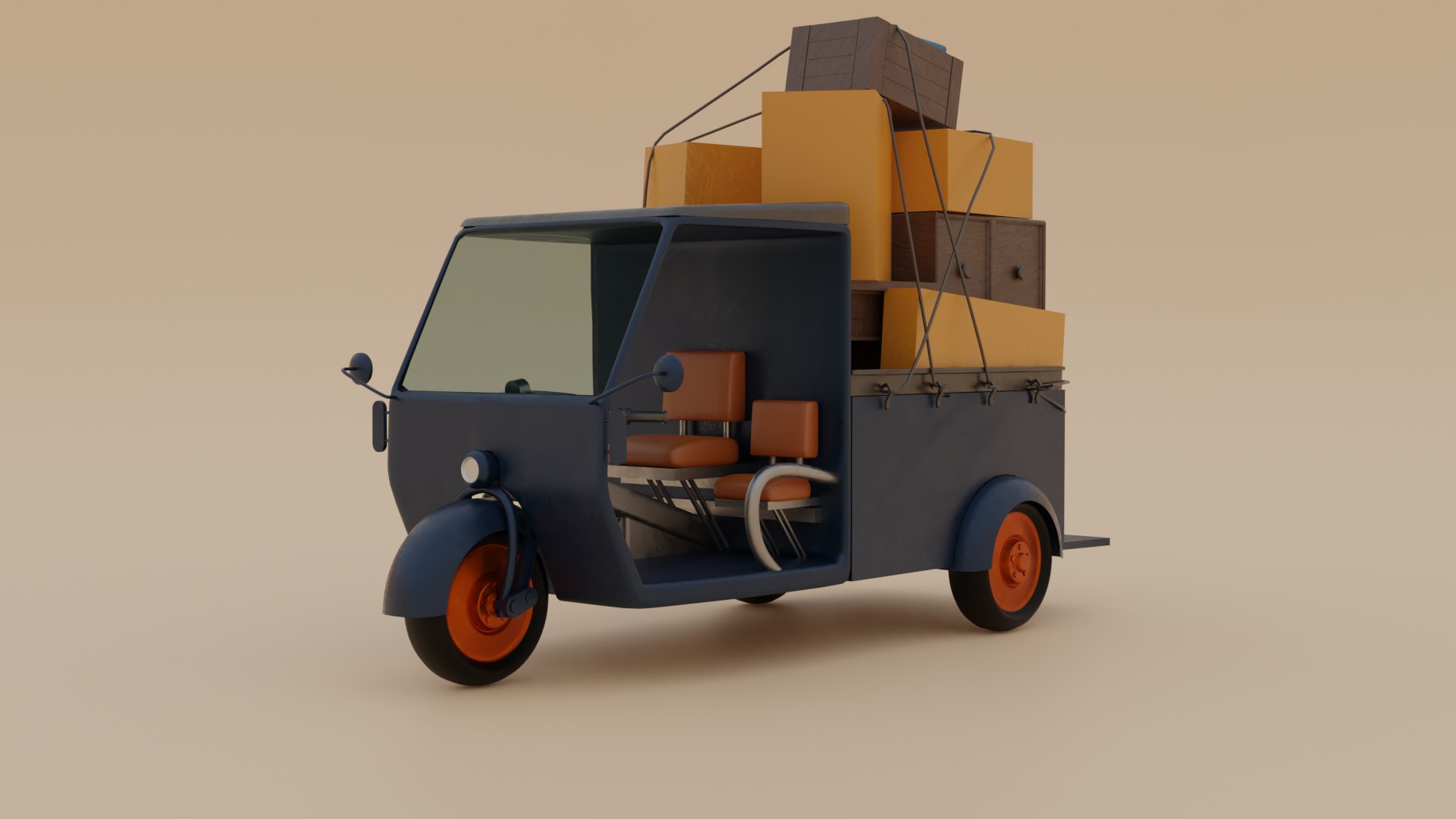 3D Rickshaw - TurboSquid 2196491