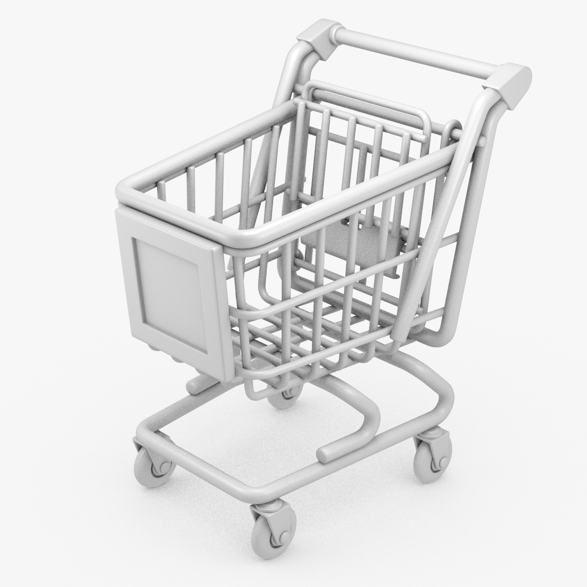 shopping cart 3d model