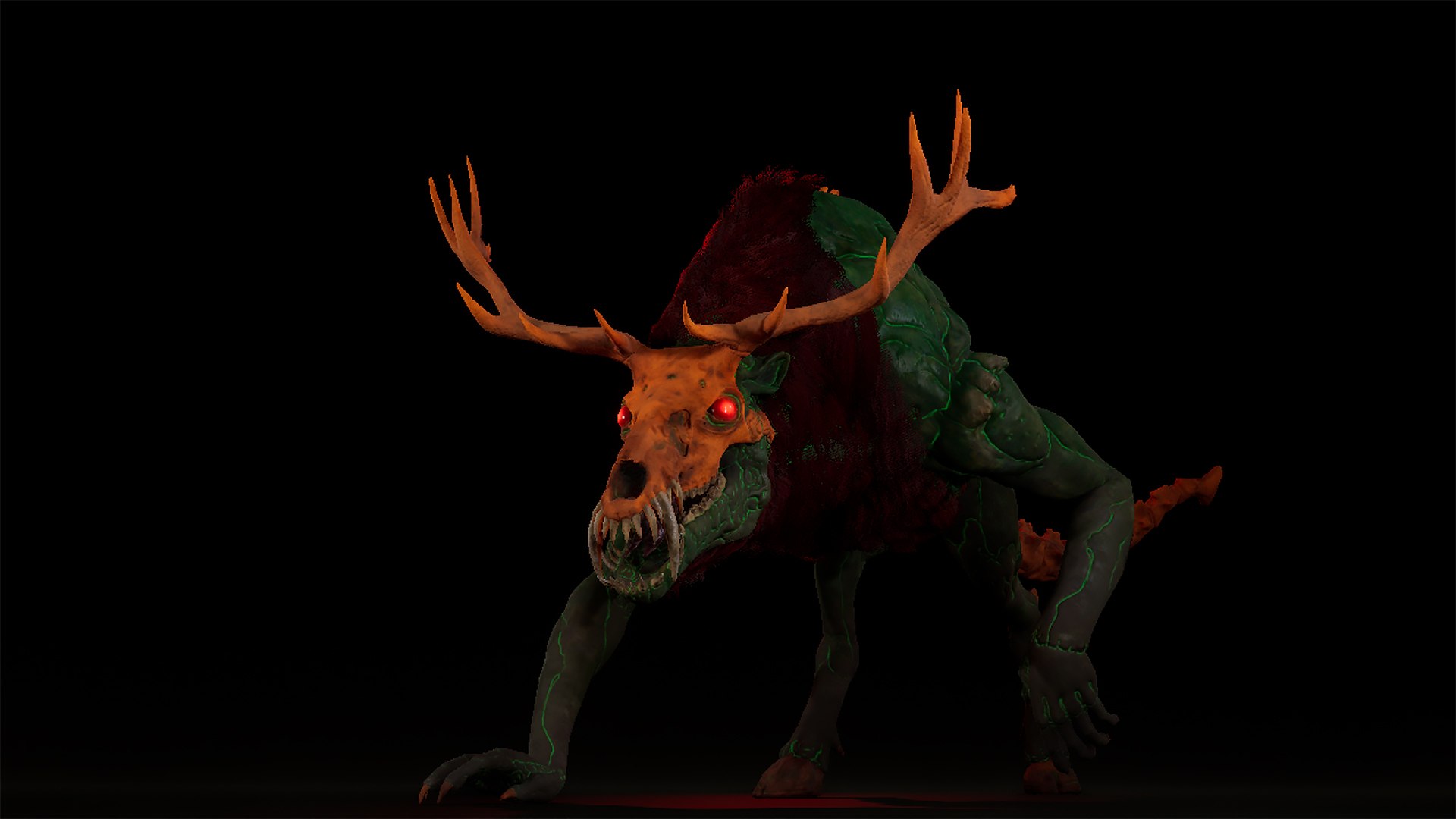 3D Wendigo Model - TurboSquid 2013054