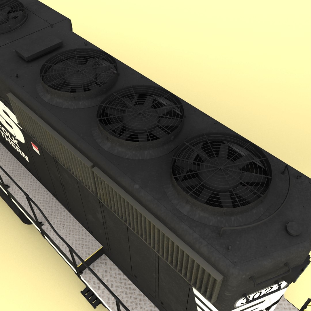 Max Emd Gp40-2 Railroad Engines