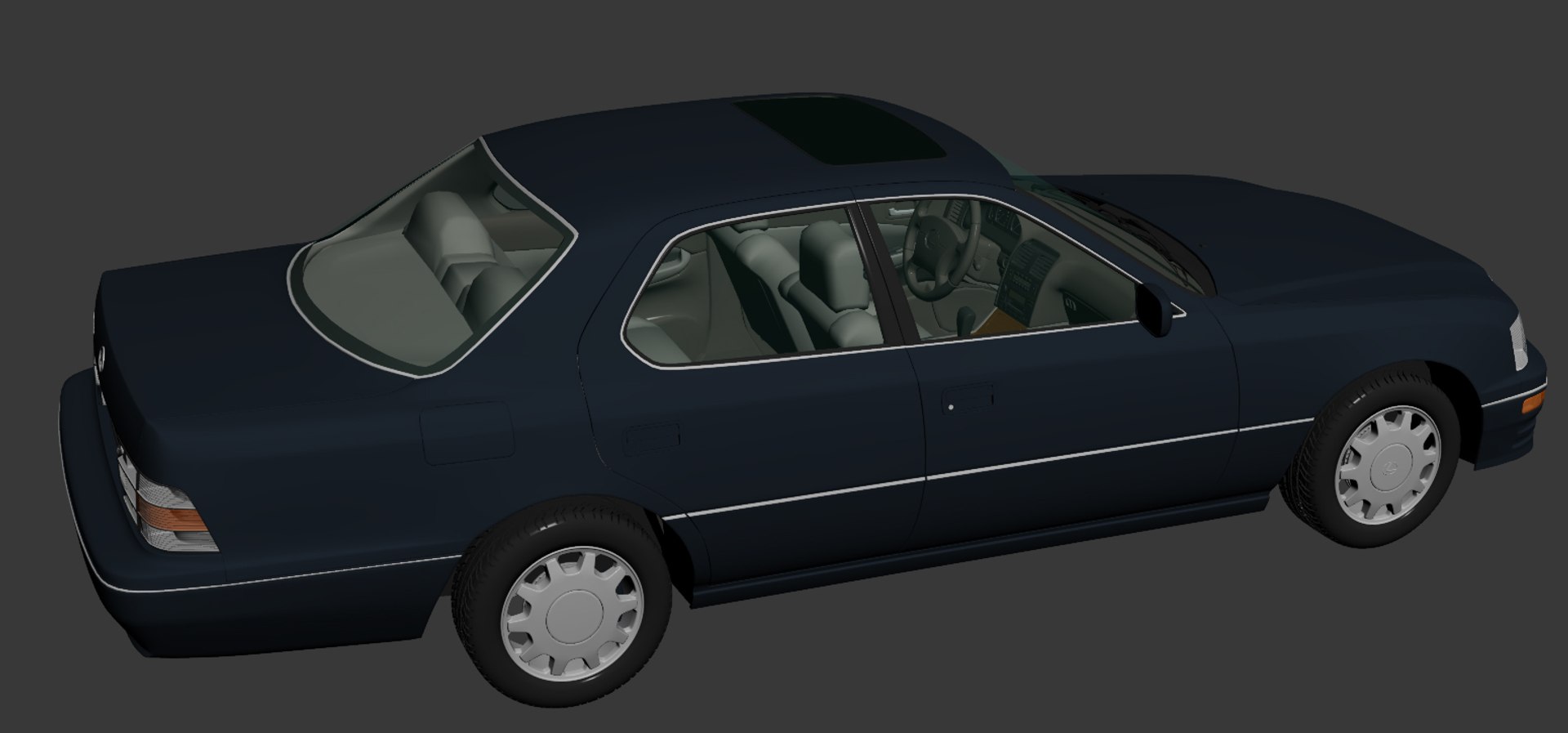 3D Lexus LS 400 1995 - TurboSquid 2287937