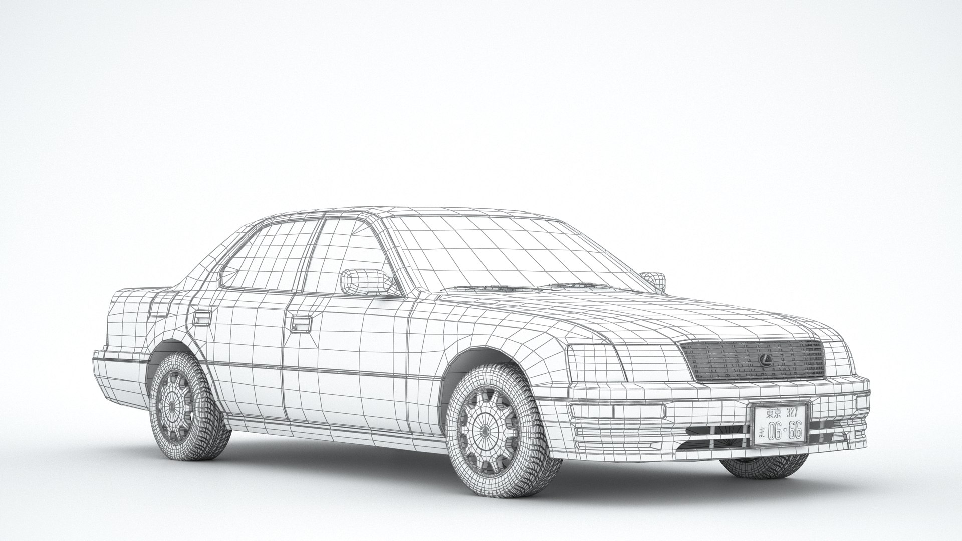 3D Lexus LS 400 1995 - TurboSquid 2287937