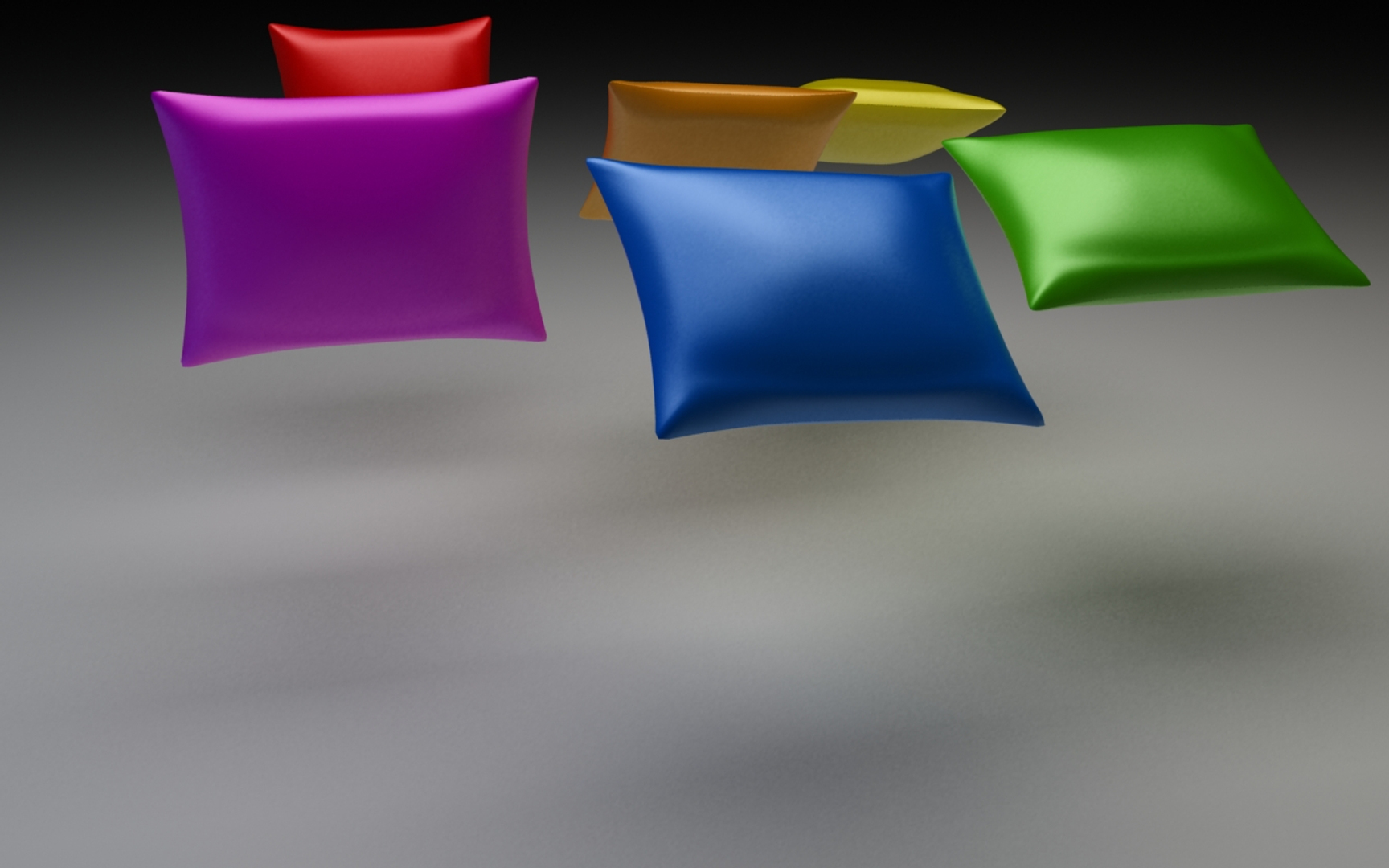 3d model pillows deformation