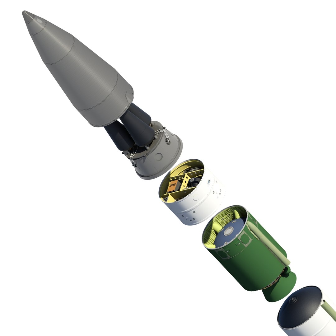 Minuteman-iii Intercontinental Ballistic 3D Model - TurboSquid 1219232