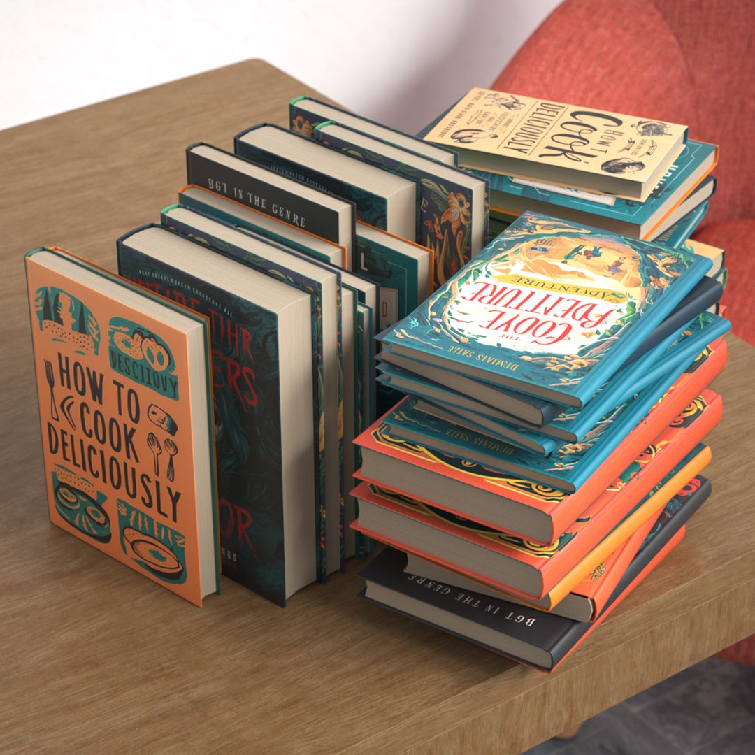 Books Stack 3D - TurboSquid 2328339