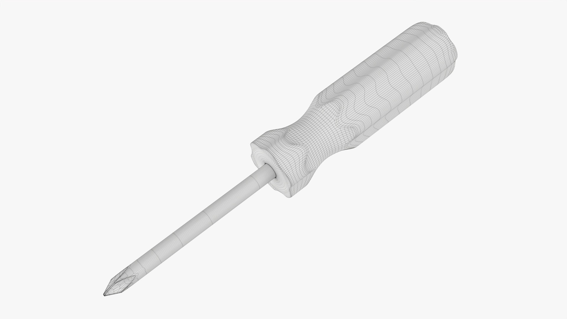 3D Cross Head Screwdriver 02 Model - TurboSquid 1756524