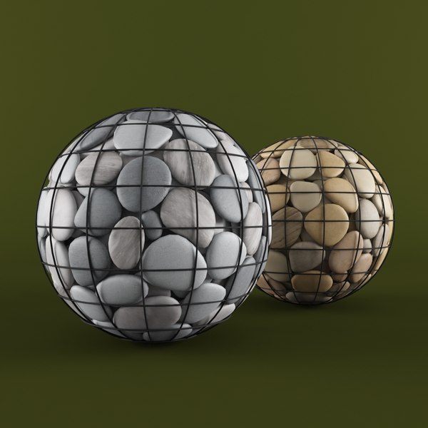 3d landscape gardens stone