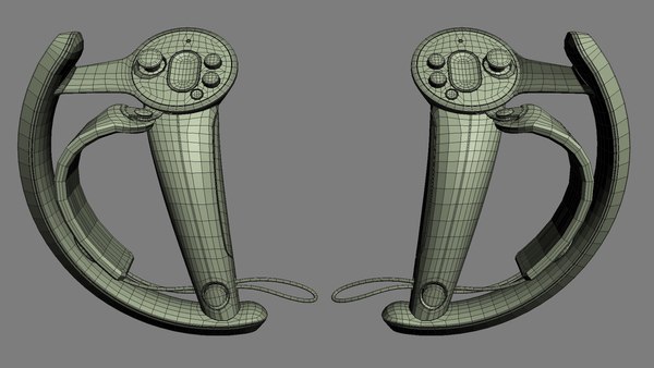 Valve index controllers 3D model - TurboSquid 1550515