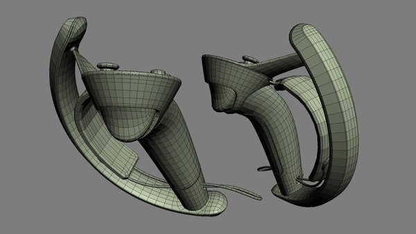 Valve index controllers 3D model - TurboSquid 1550515