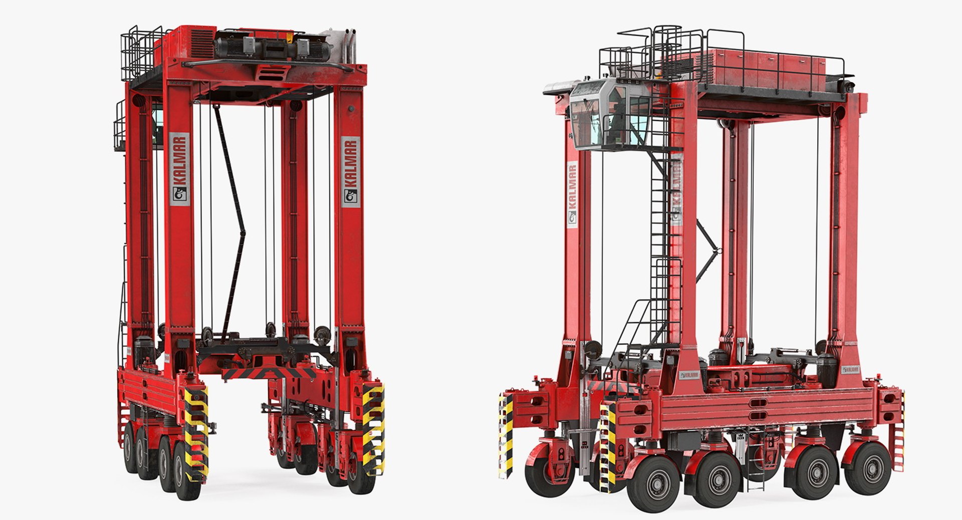 Kalmar Hybrid Straddle Carrier 3D Model - TurboSquid 1364886