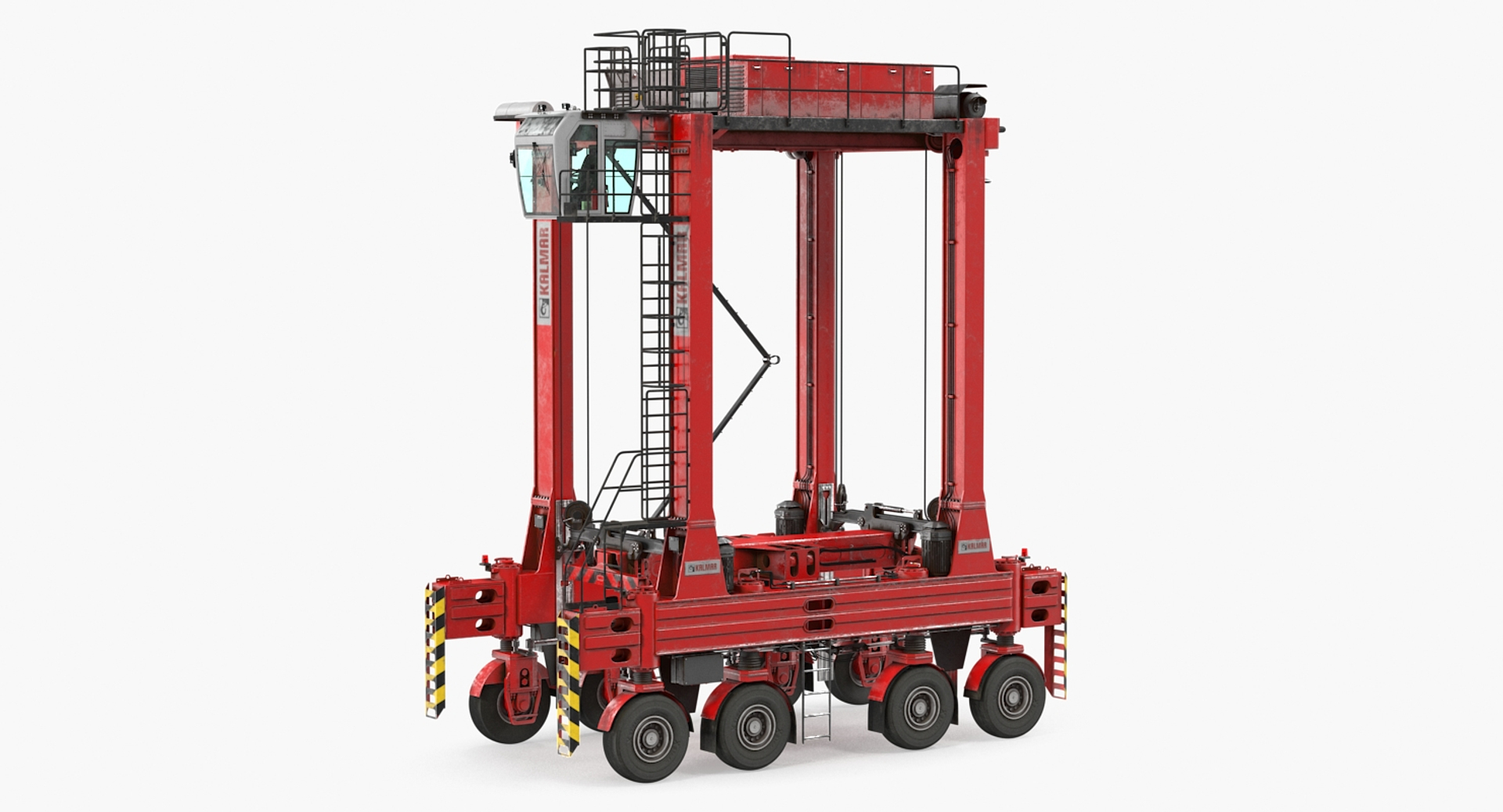 Kalmar Hybrid Straddle Carrier 3D Model - TurboSquid 1364886