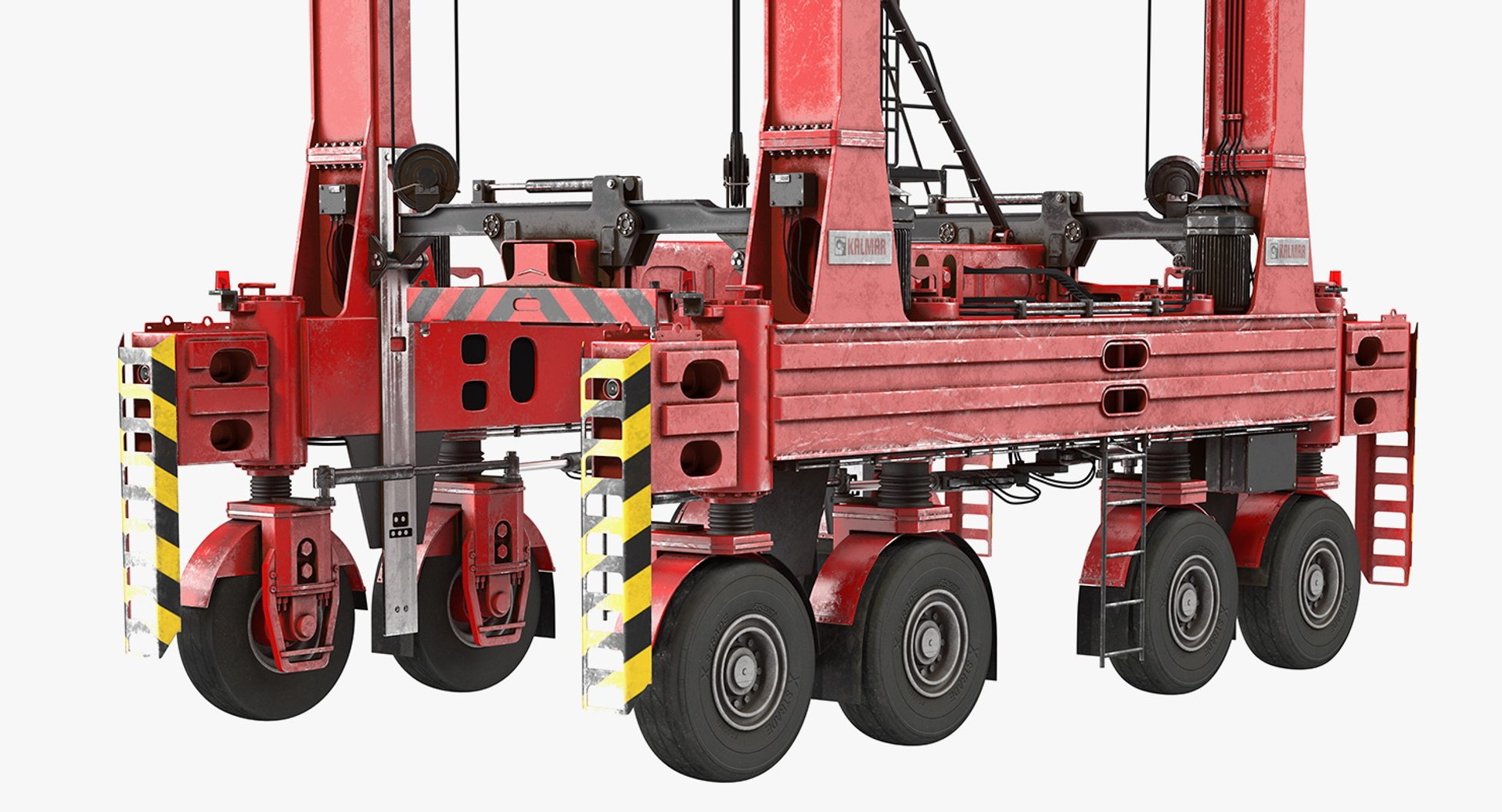 Kalmar Hybrid Straddle Carrier 3D Model - TurboSquid 1364886