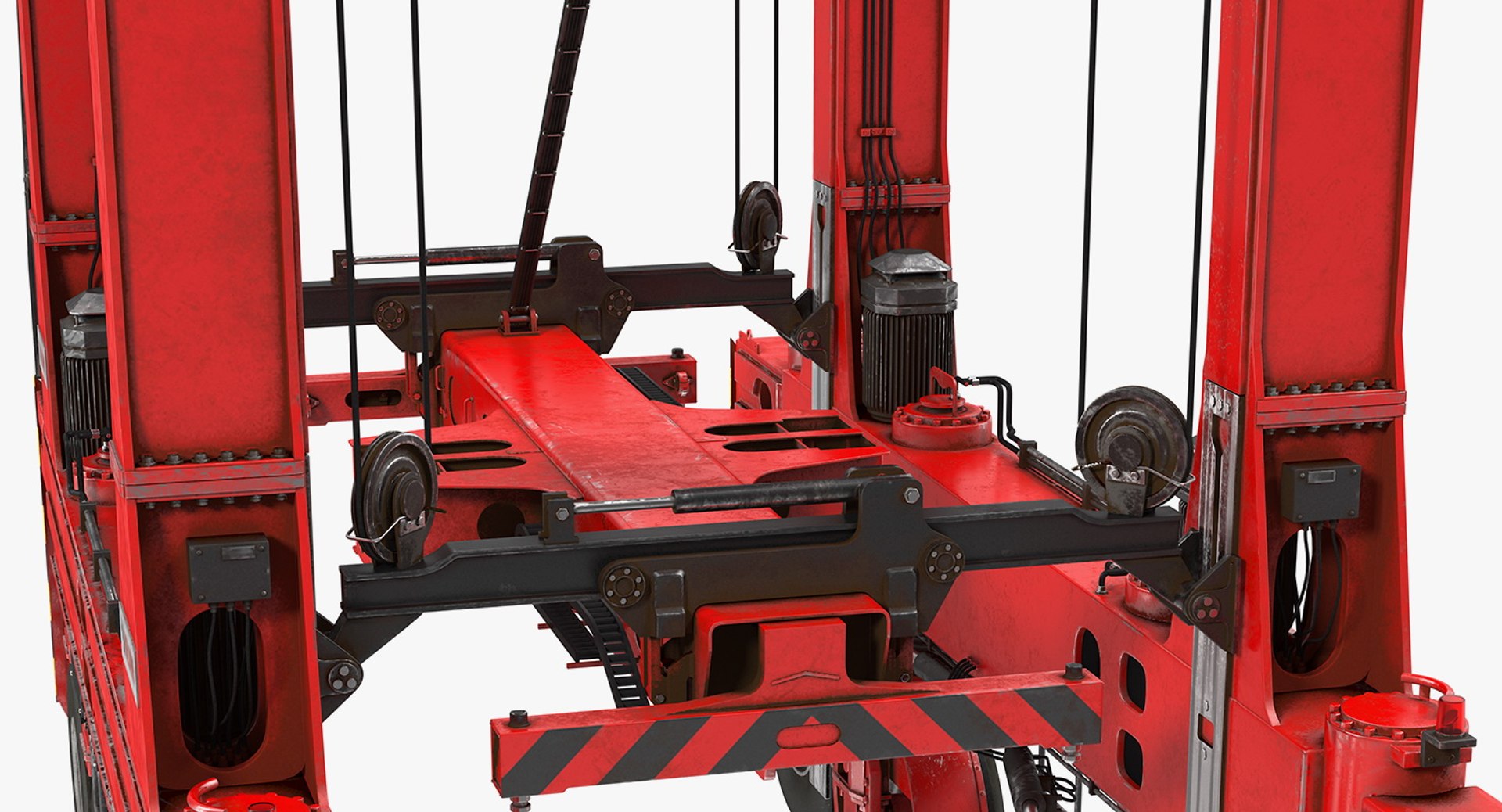 Kalmar Hybrid Straddle Carrier 3D Model - TurboSquid 1364886