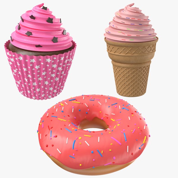 Donuts modeled 3D - TurboSquid 1311040