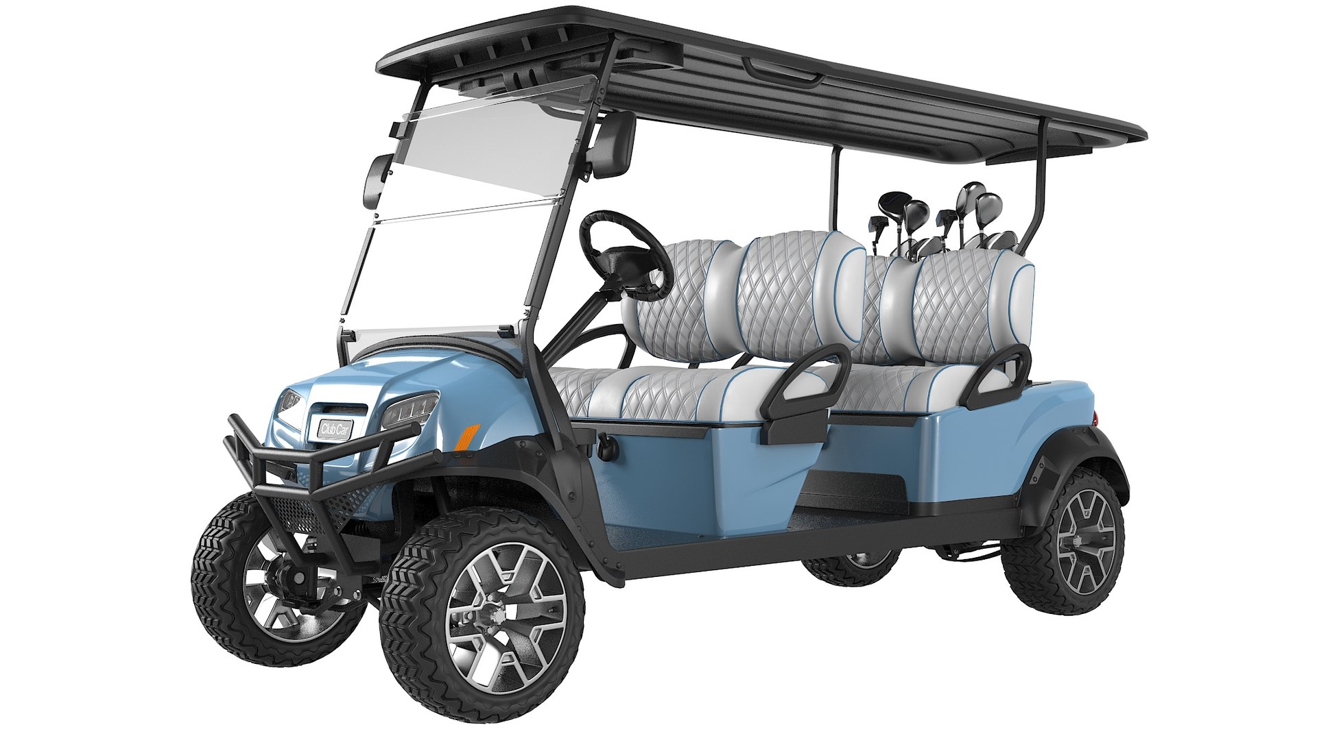Golf Car Long Clubs 3D - TurboSquid 1518904