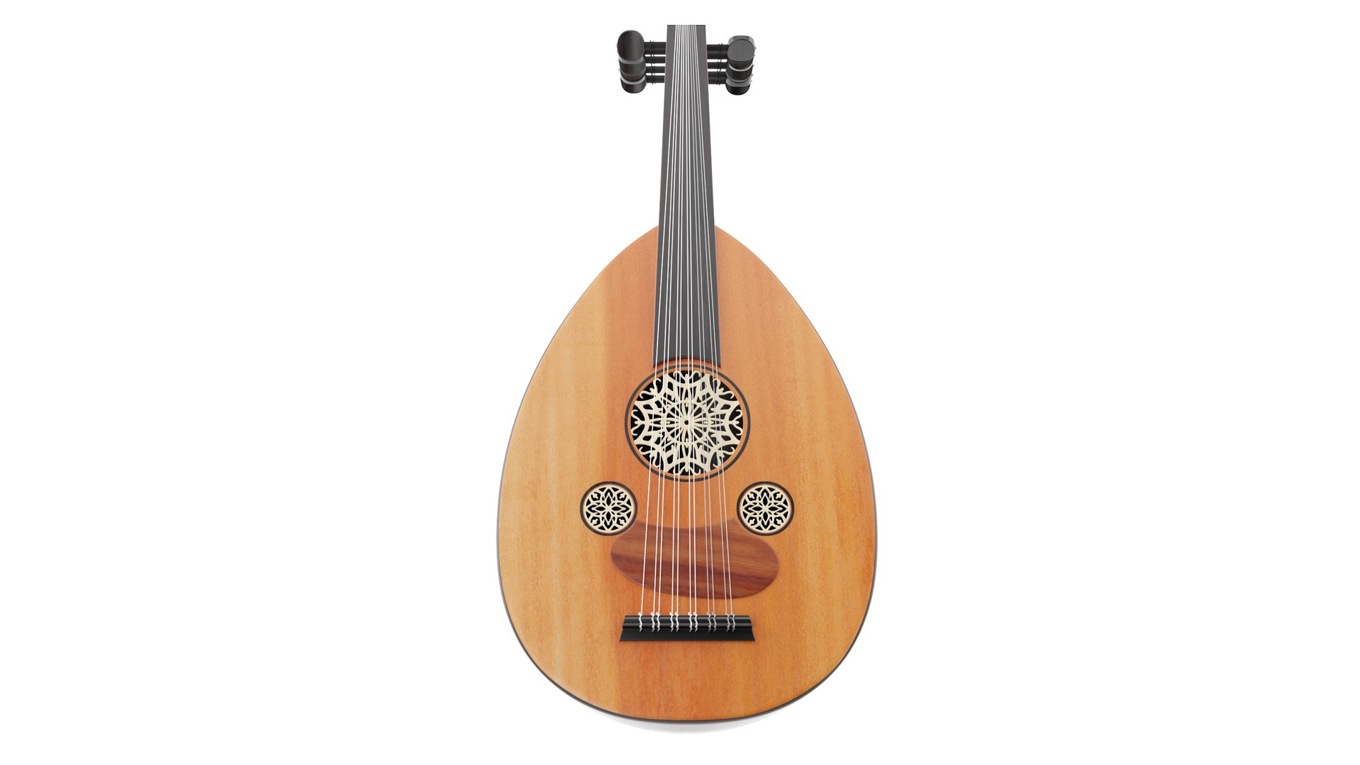 3D Traditional Arabic Oud Model - TurboSquid 2340148