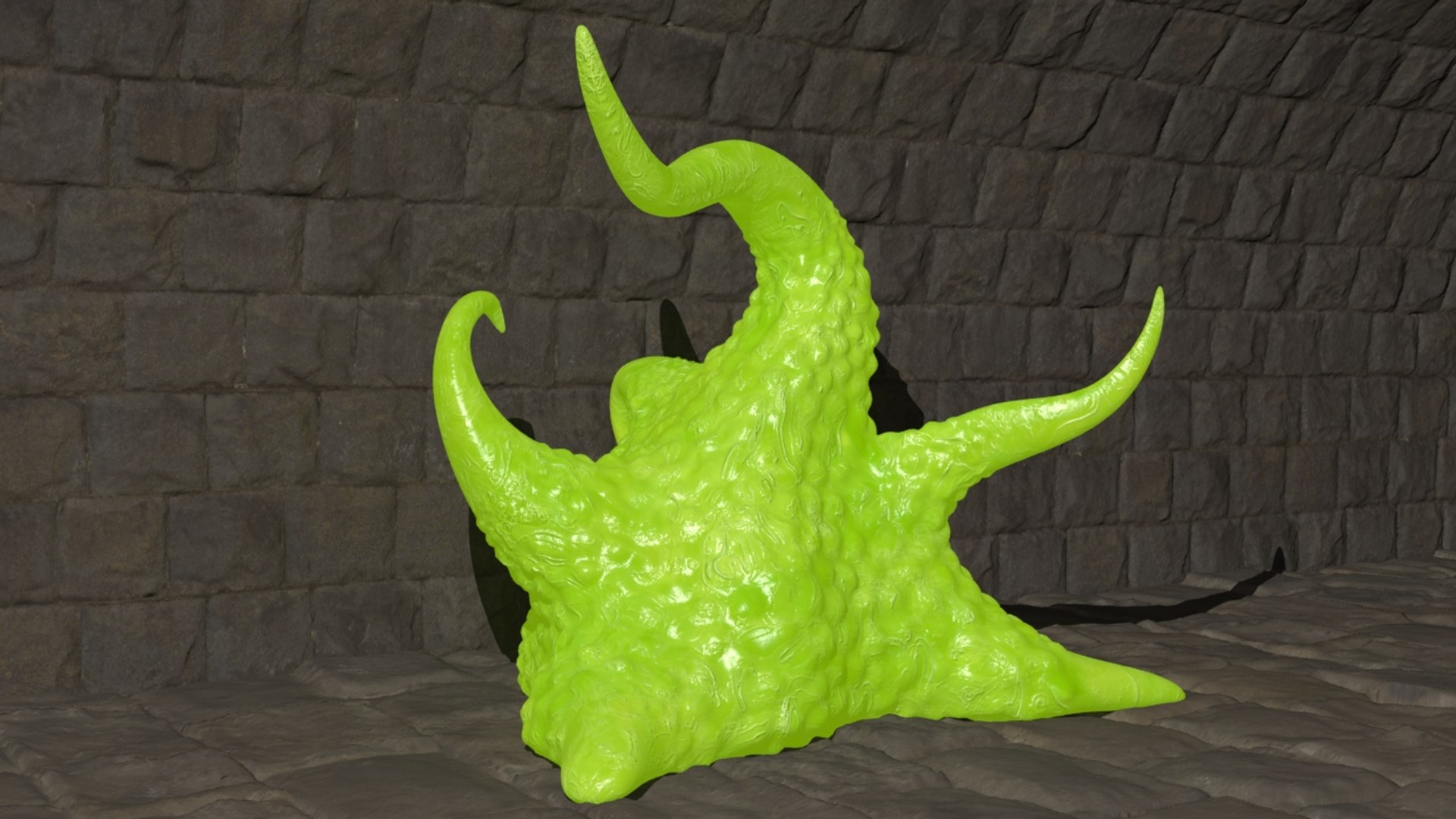 3D Rigged Slime Model - TurboSquid 1371534