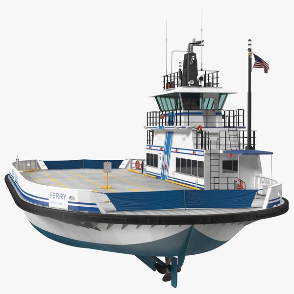 modelo 3d Ferry de la isla Fisher - TurboSquid 1934929