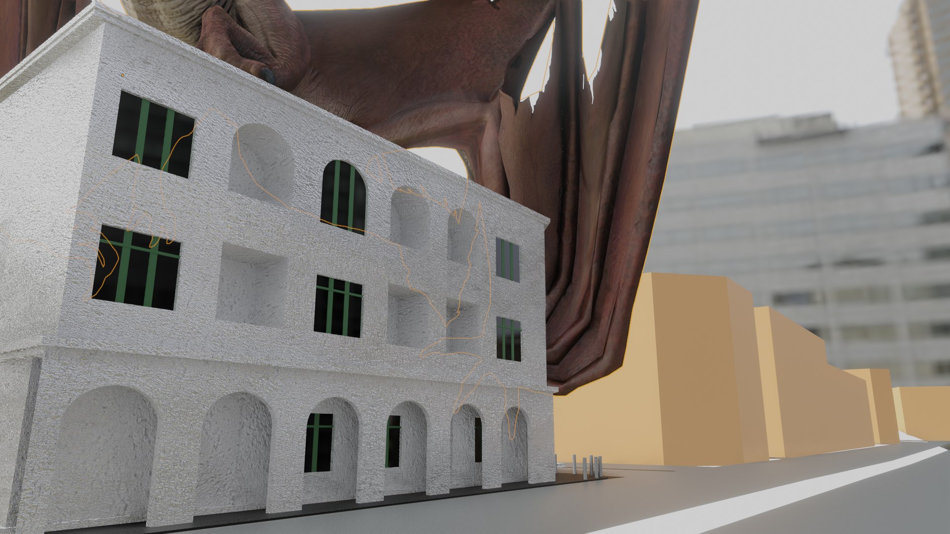 Map Bangunan UAB with Dragon 3D model - TurboSquid 1715538