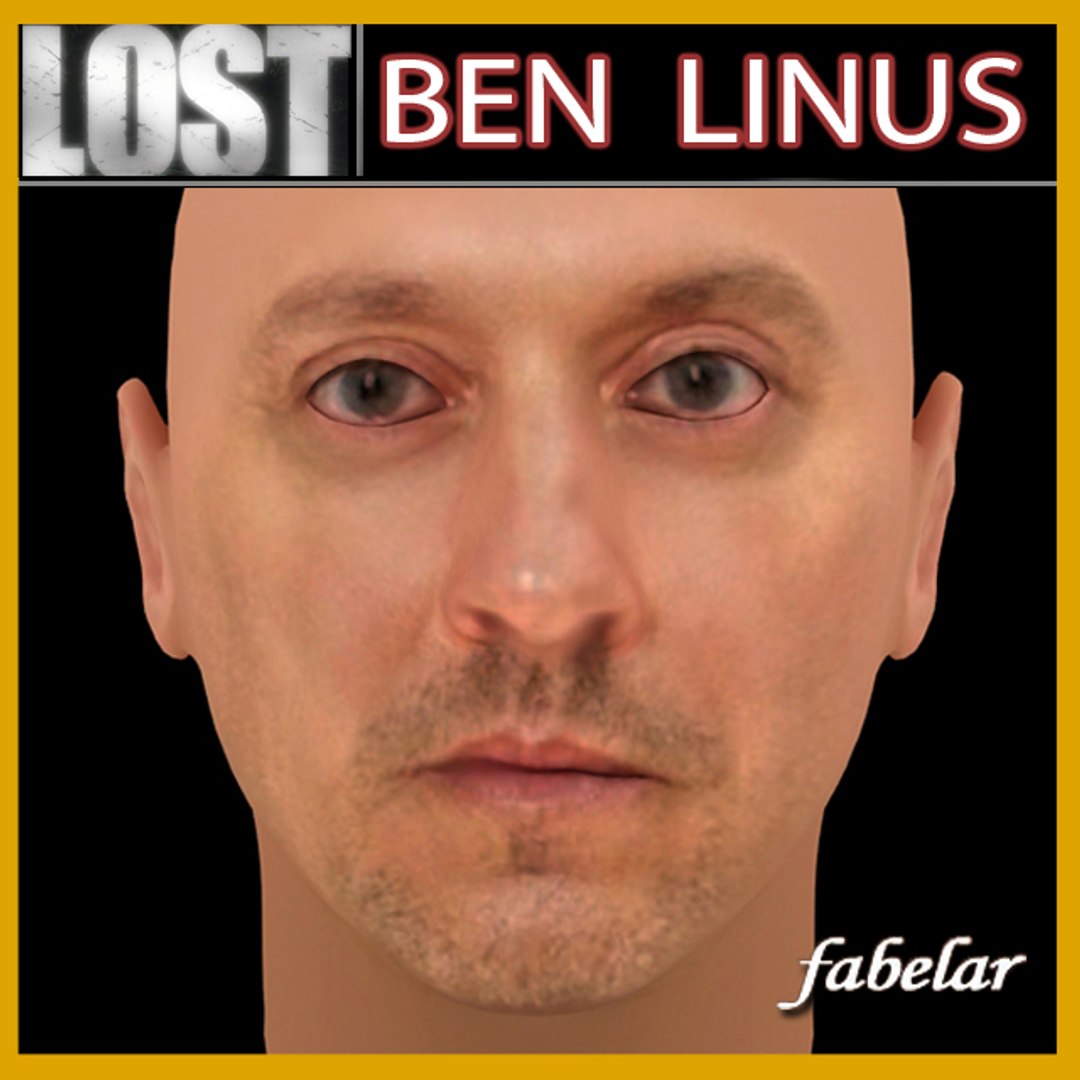 benjamin ben linus head tv 3d model