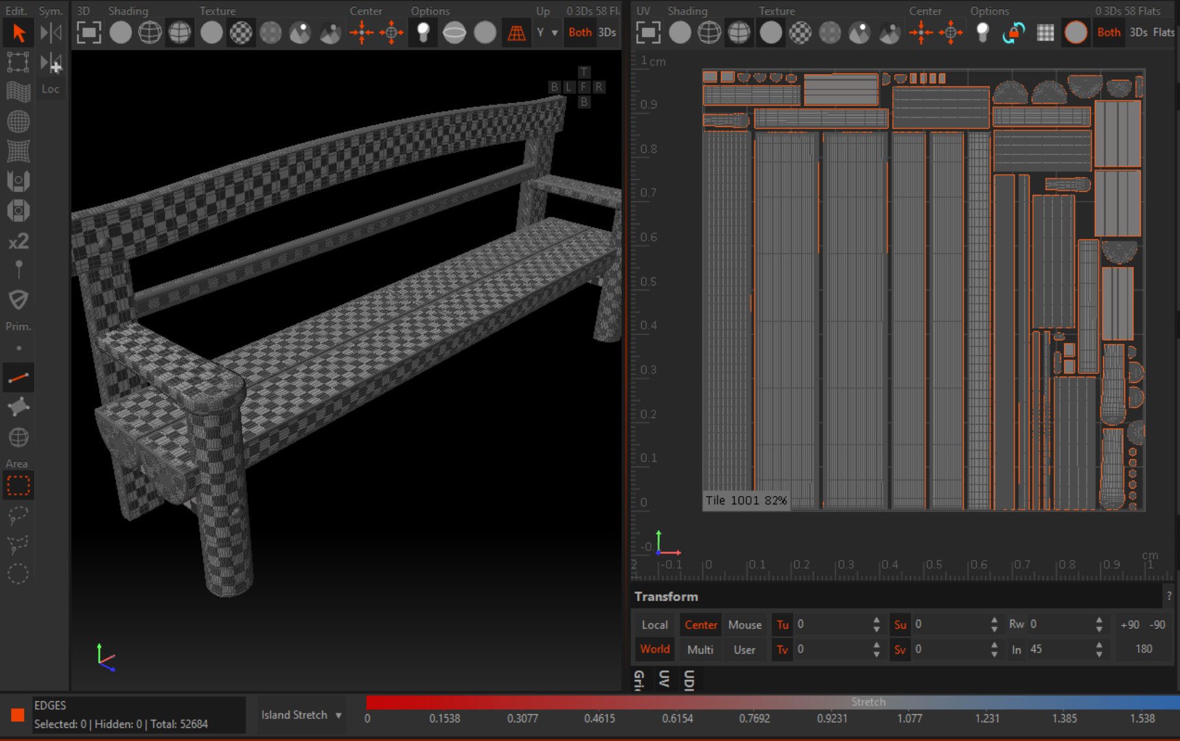 Bench Log 3D Model - TurboSquid 1428711