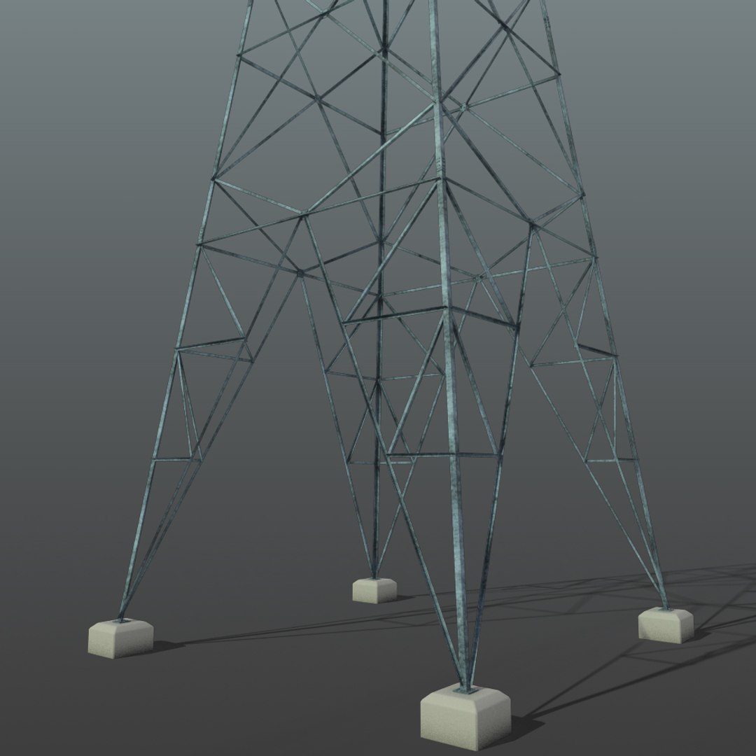 3d Model Power Tower