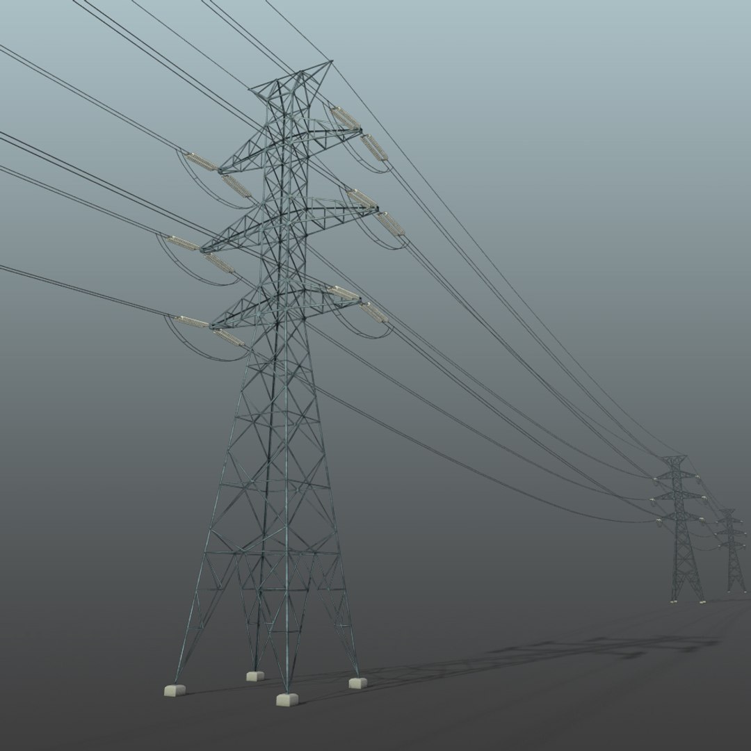 3d Model Power Tower