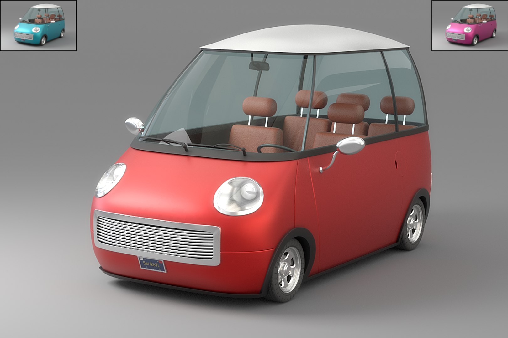 3D Cartoon Car Collection V1 model - TurboSquid 1750598