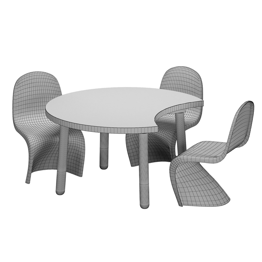 Table Choquette 3D - TurboSquid 1985010