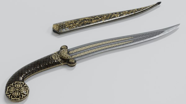 Islamic Dagger two styles model - TurboSquid 1858589