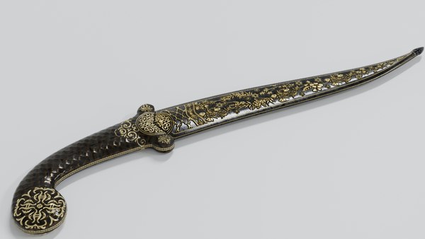 Islamic Dagger two styles model - TurboSquid 1858589