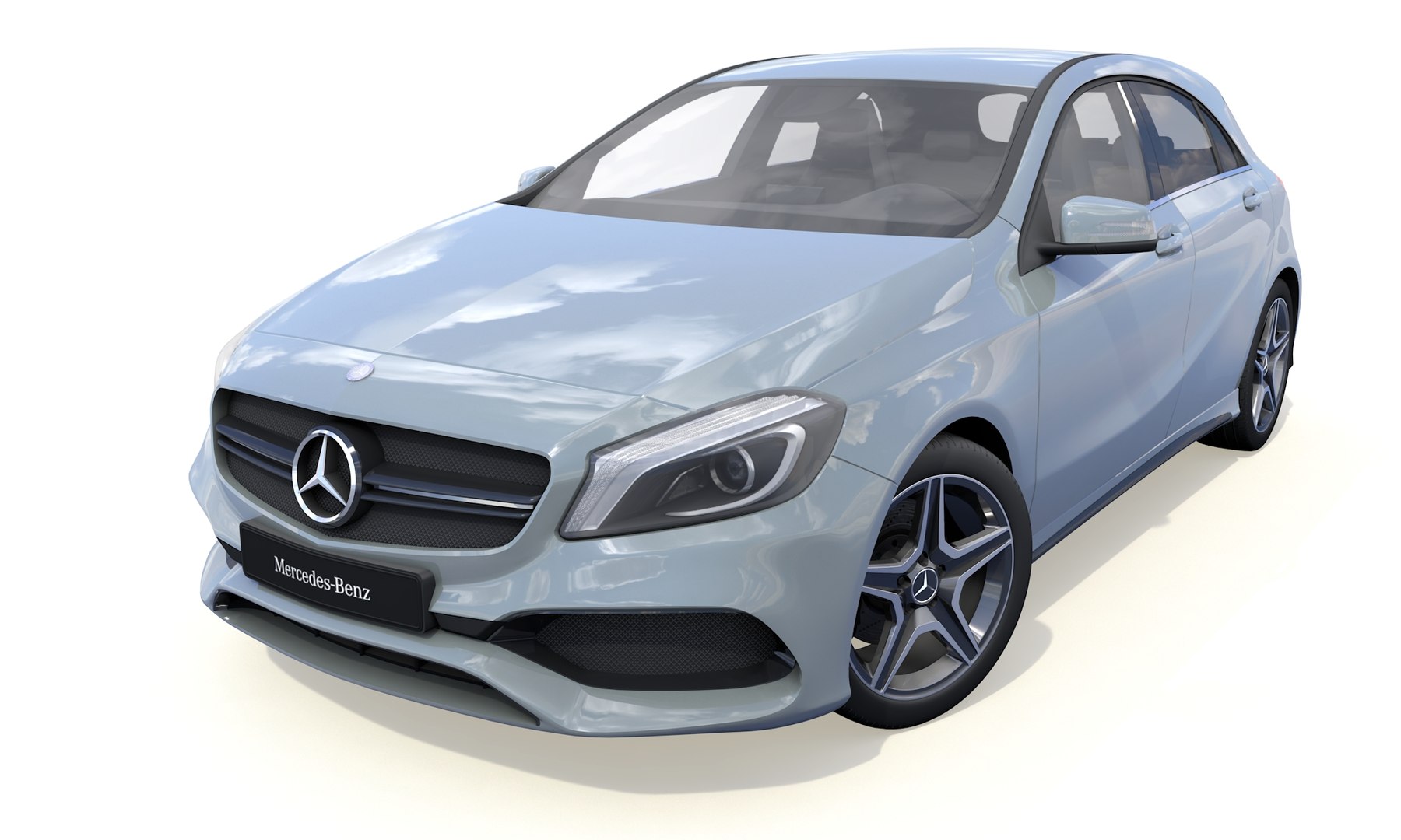 3D Mercedes-Benz A-Class model - TurboSquid 2142792