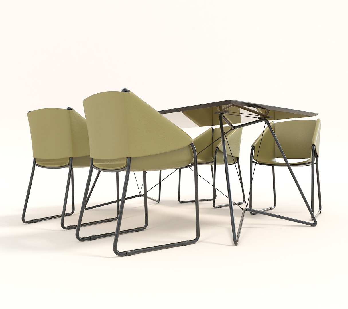 3D contemporary design chair model - TurboSquid 1582461