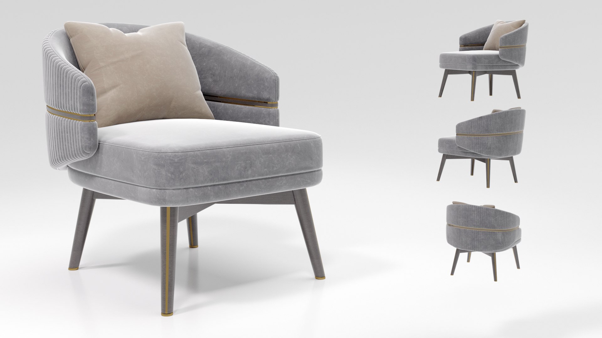 3D BILLY ARMCHAIR - TurboSquid 2136104