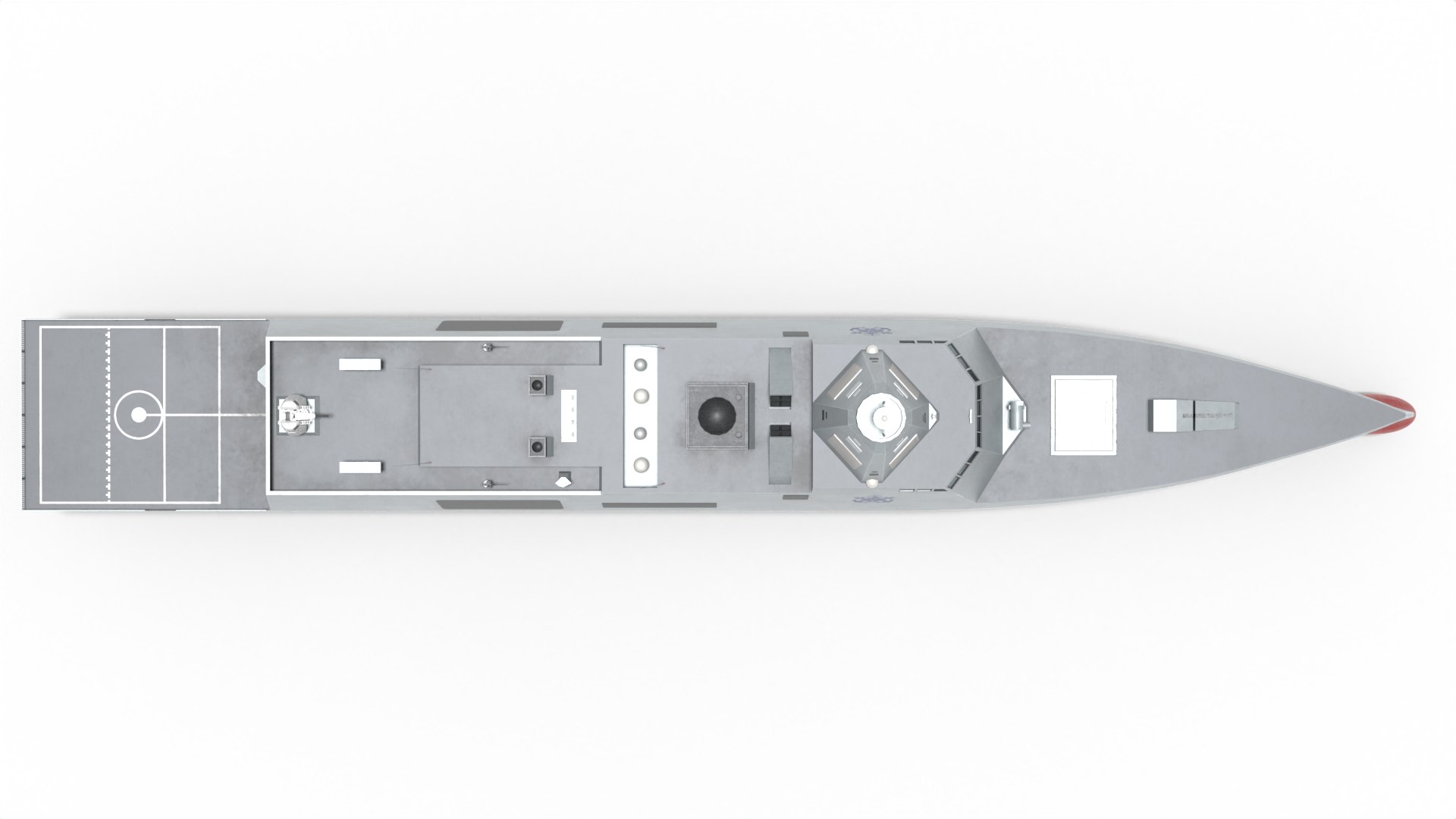 Destroyer KDDX-S 3D Model - TurboSquid 2222005