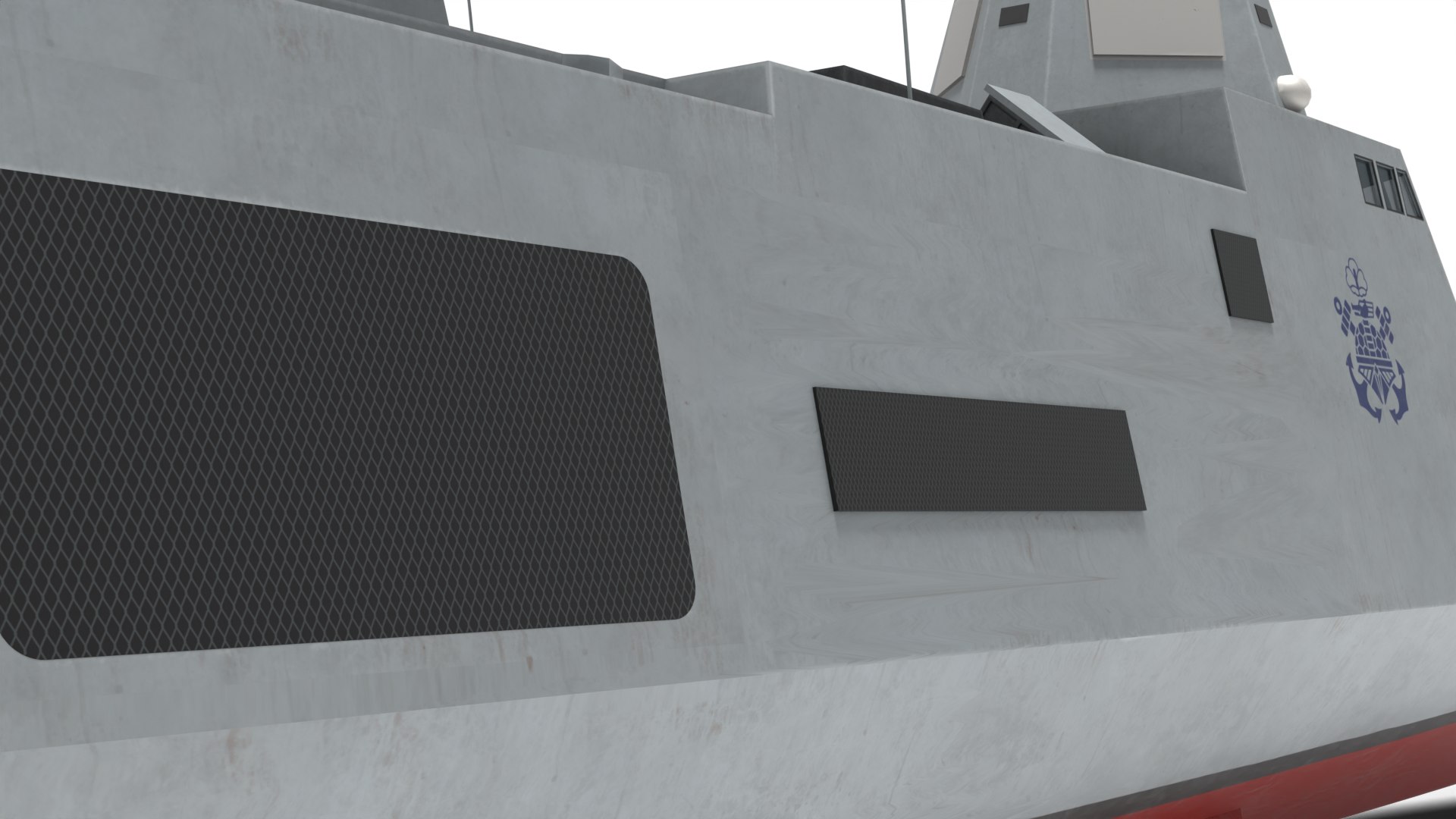 Destroyer KDDX-S 3D Model - TurboSquid 2222005