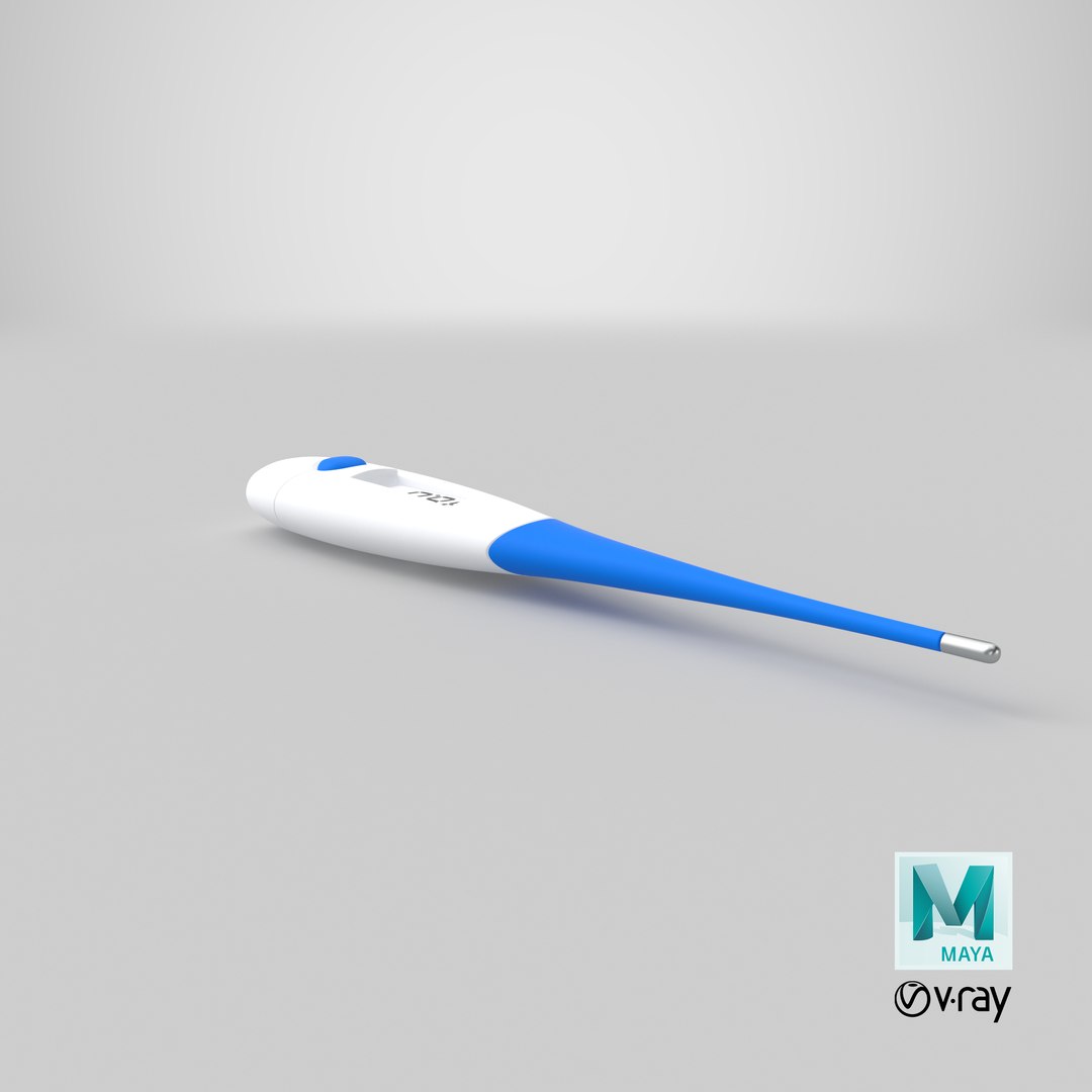 3D Digital Thermometer Model - TurboSquid 1546461