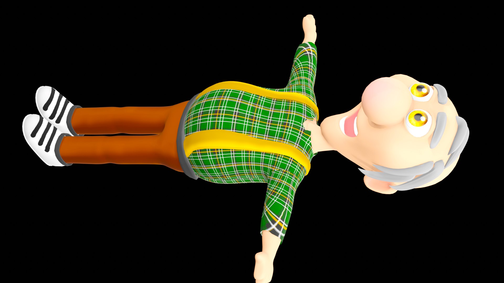 3D Old Man Stylized Low-poly 3D Model - TurboSquid 2295298