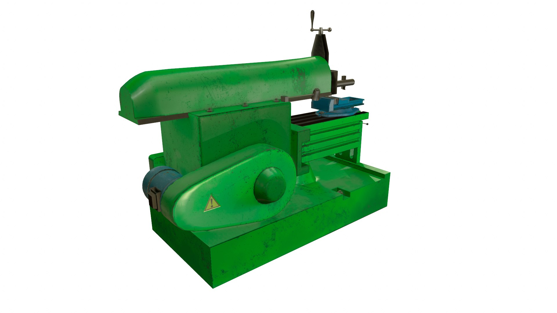 3D Model Metal Planer Machine - TurboSquid 1830001