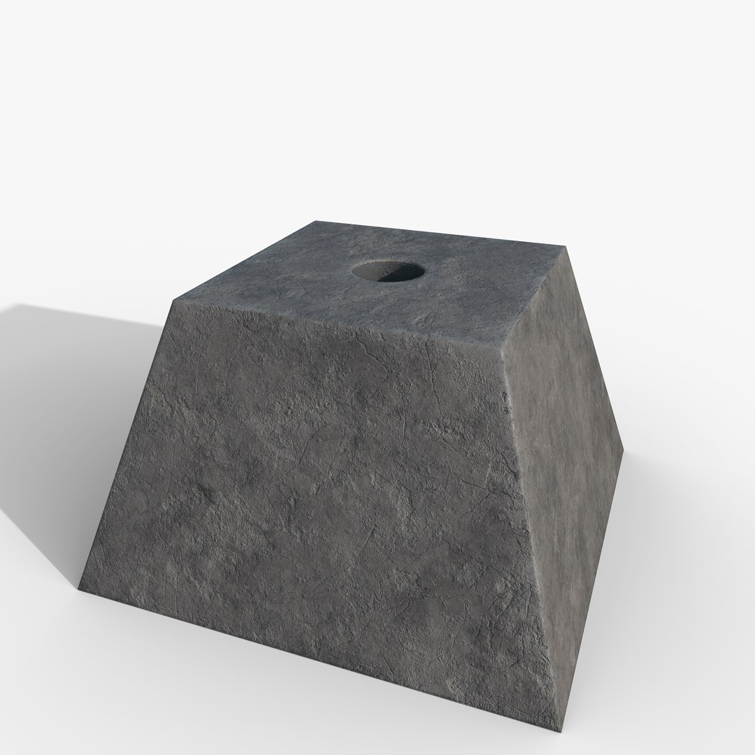 Free 3D Concrete Pyramid - TurboSquid 2214847