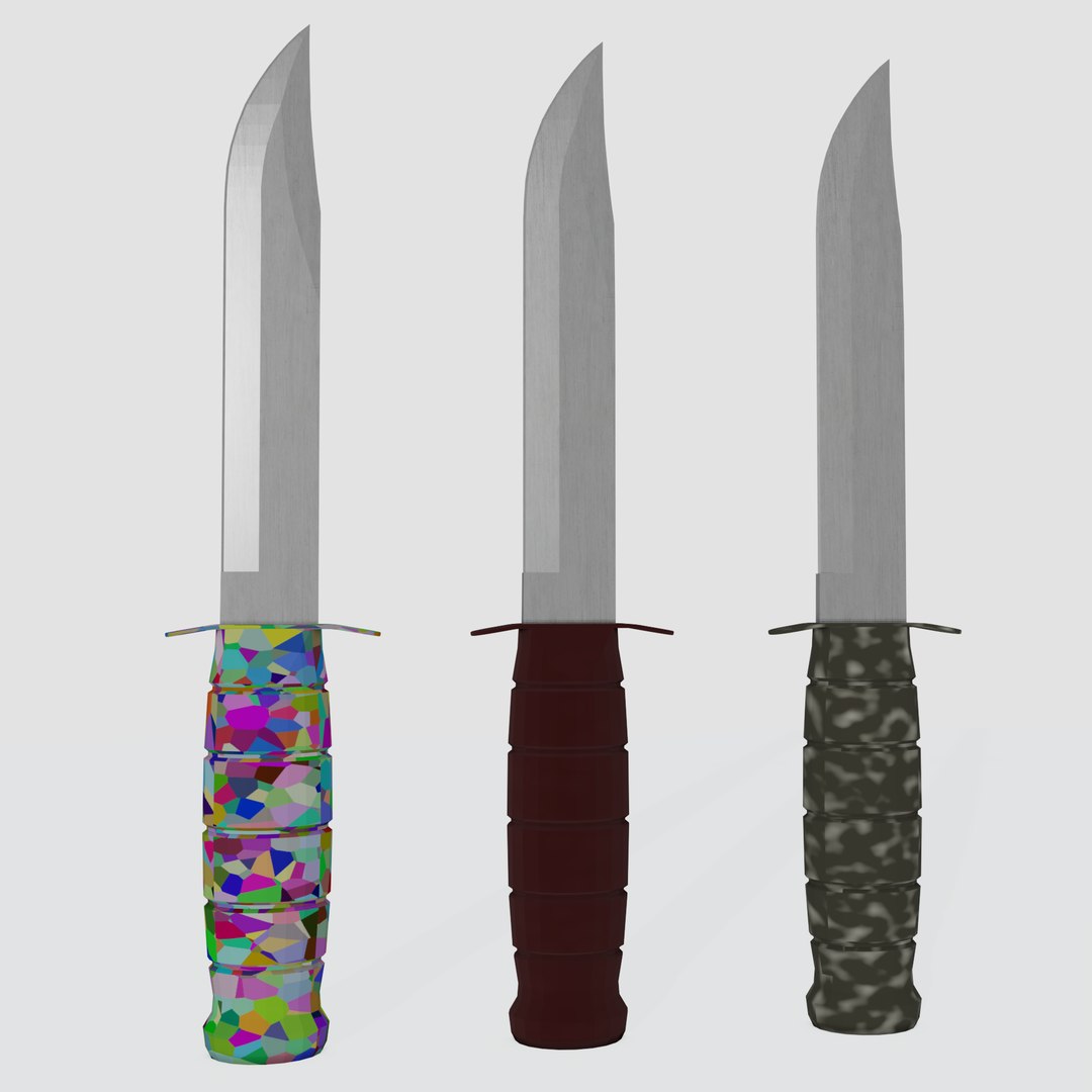 Free Ka-bar Combat Knife 3D Model - TurboSquid 1543276