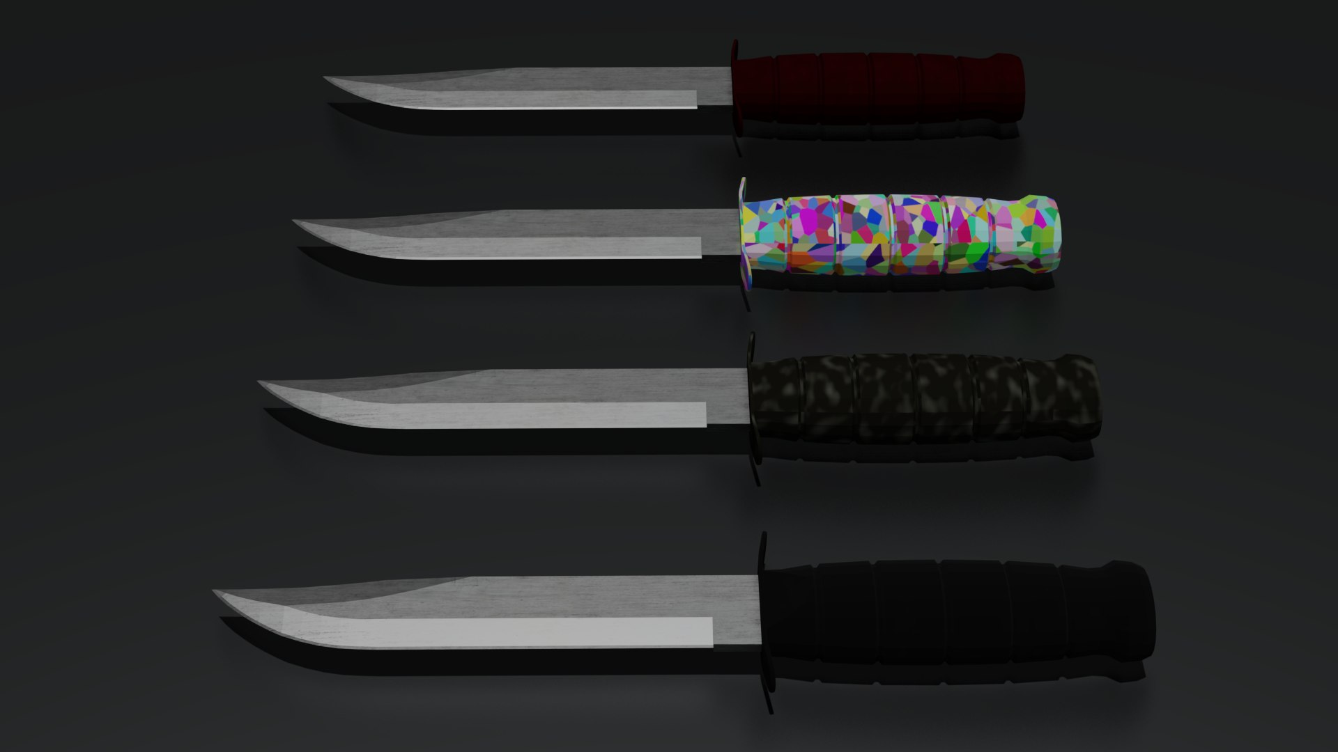 Free Ka-bar Combat Knife 3D Model - TurboSquid 1543276