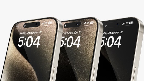 modelo 3d iPhone 15 Pro - Pro Max Titanio natural - TurboSquid 2133408
