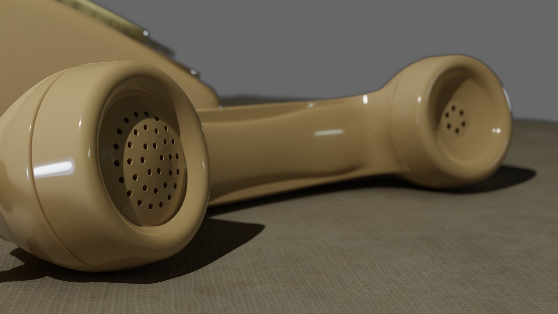 3D Old Rotary Phone Model - TurboSquid 1642615