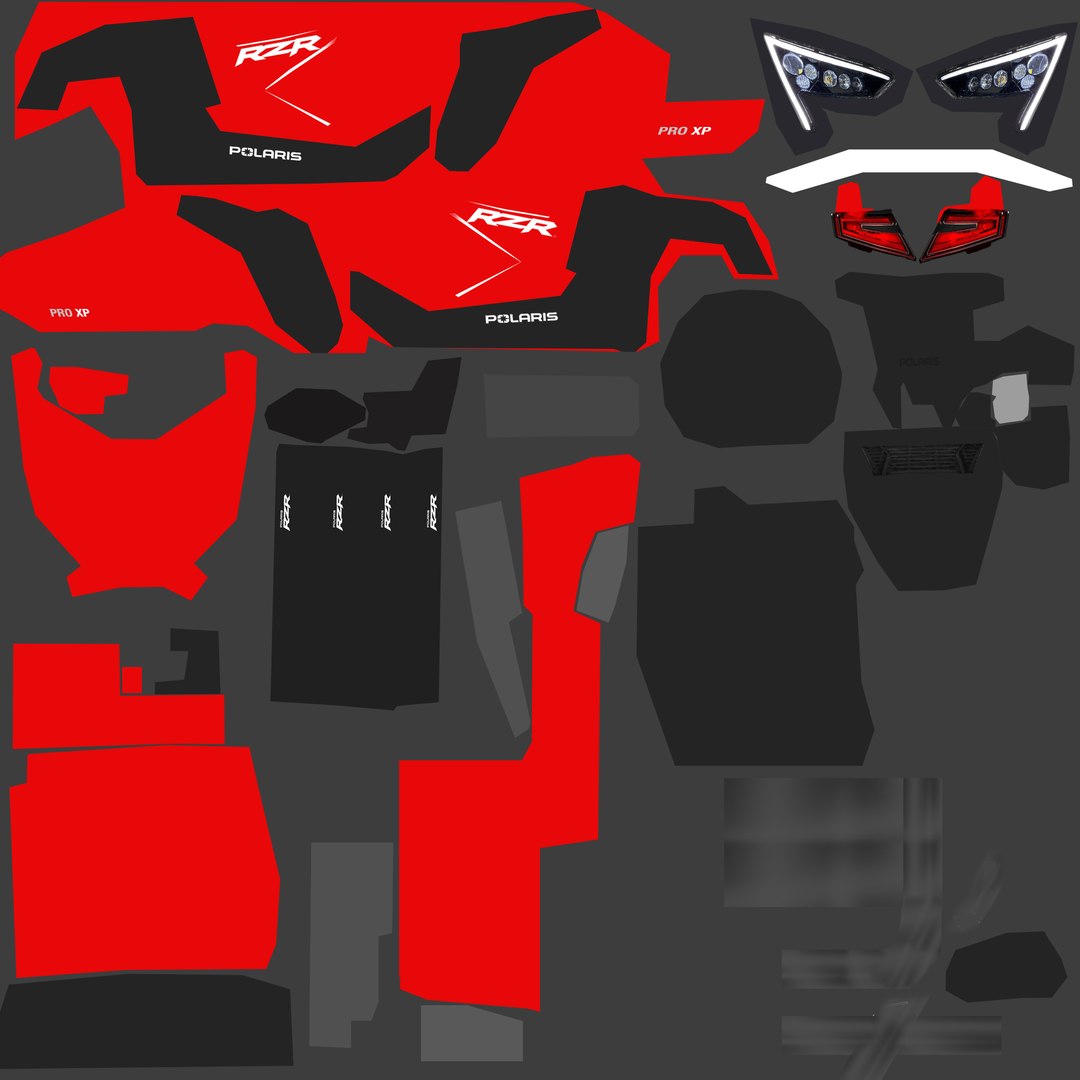 3D Polaris RZR Pro XP Model - TurboSquid 2015449