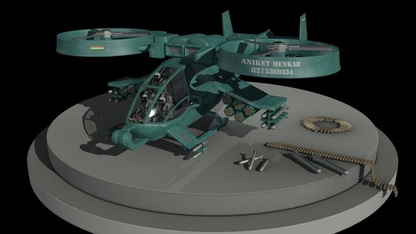 modelo 3d Avatar Gunship - TurboSquid 734320